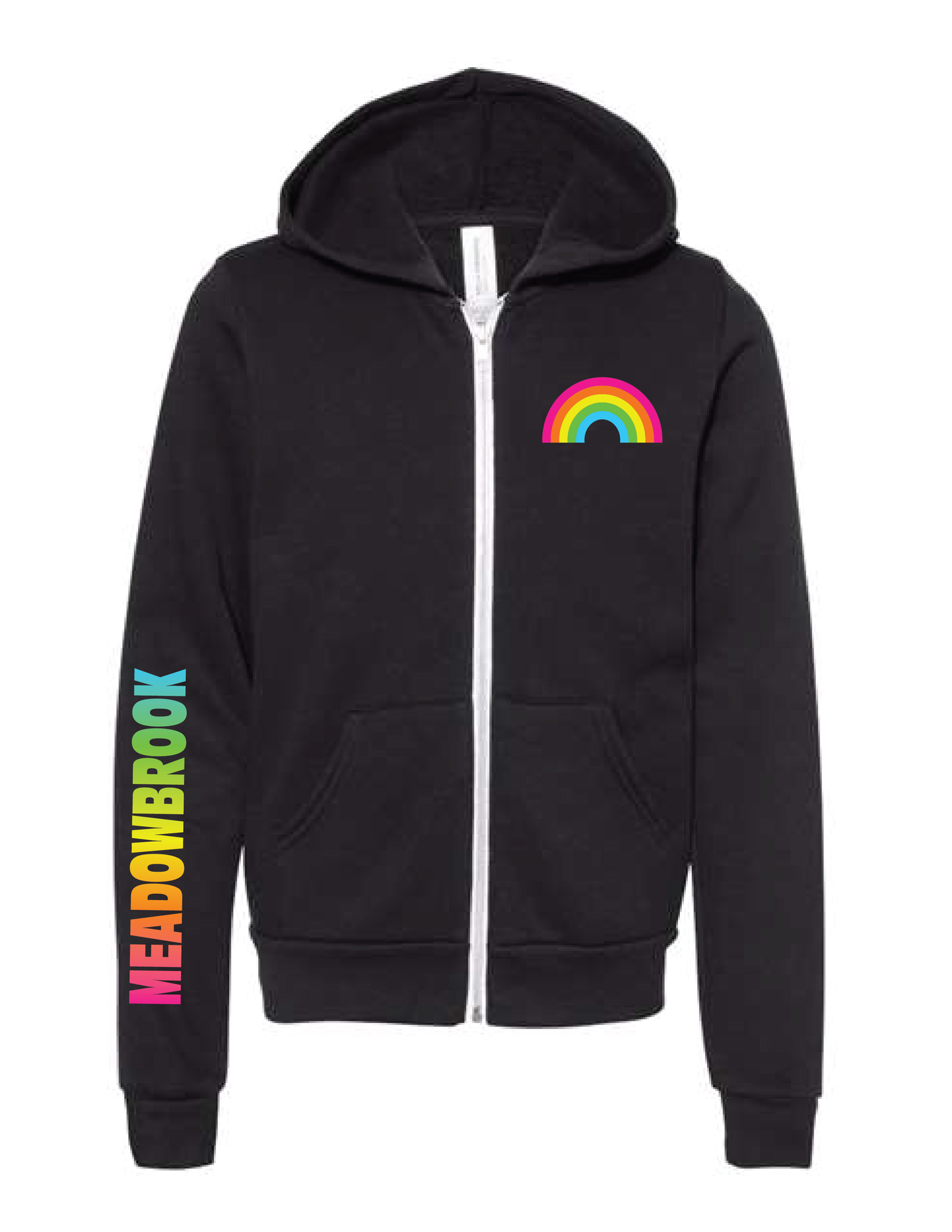 MEADOWBROOK Neon Rainbow Zip Up – SNFLR SWAG
