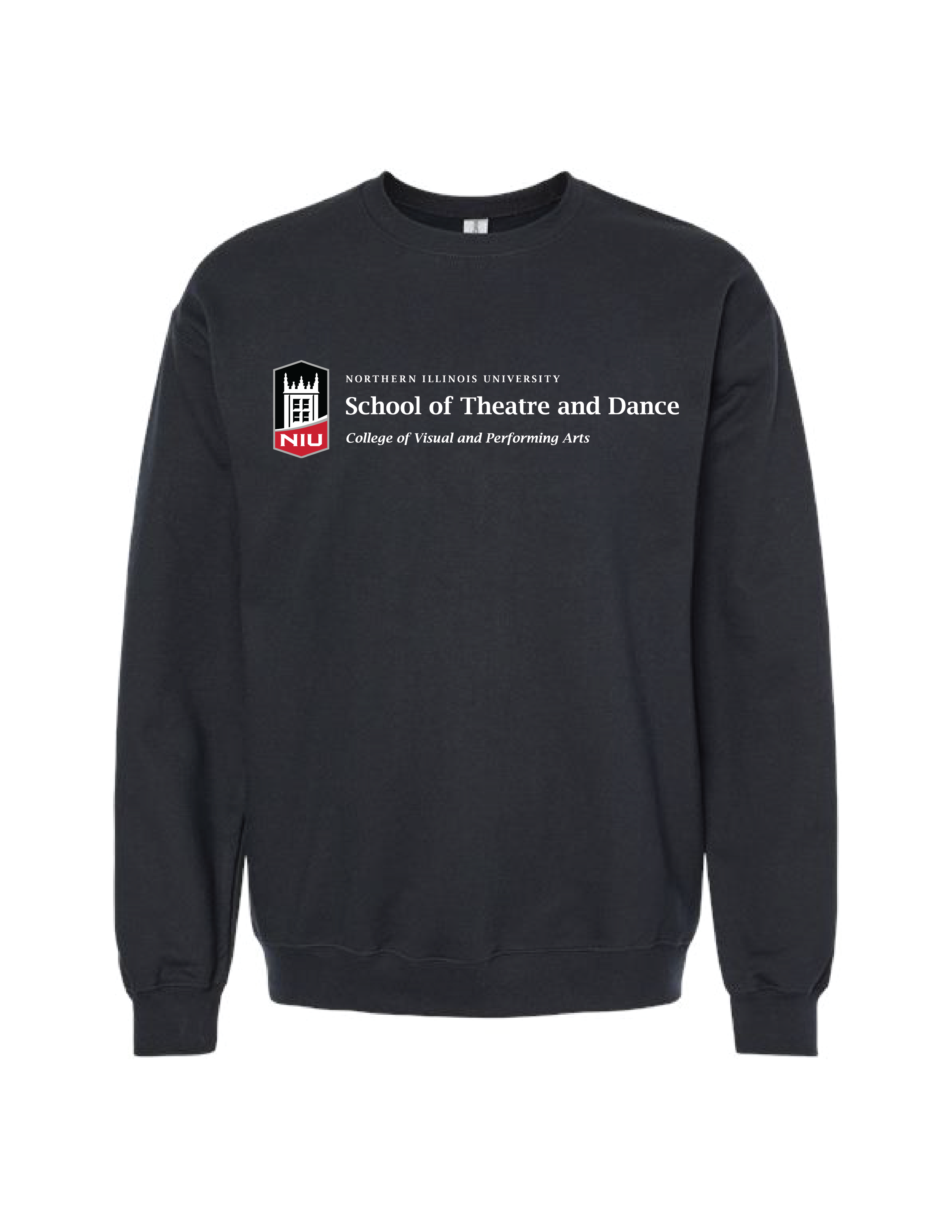 NIU THEATRE & DANCE Logo Crew – SNFLR SWAG